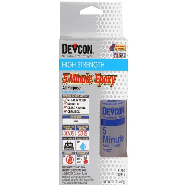 Devcon High Strength 5-Minute Fast Drying Epoxy 20945 S-209 | Walmart ...