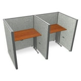 OFM RiZe Series 63" x 60" 2-Unit Privacy Station Panel System with ...
