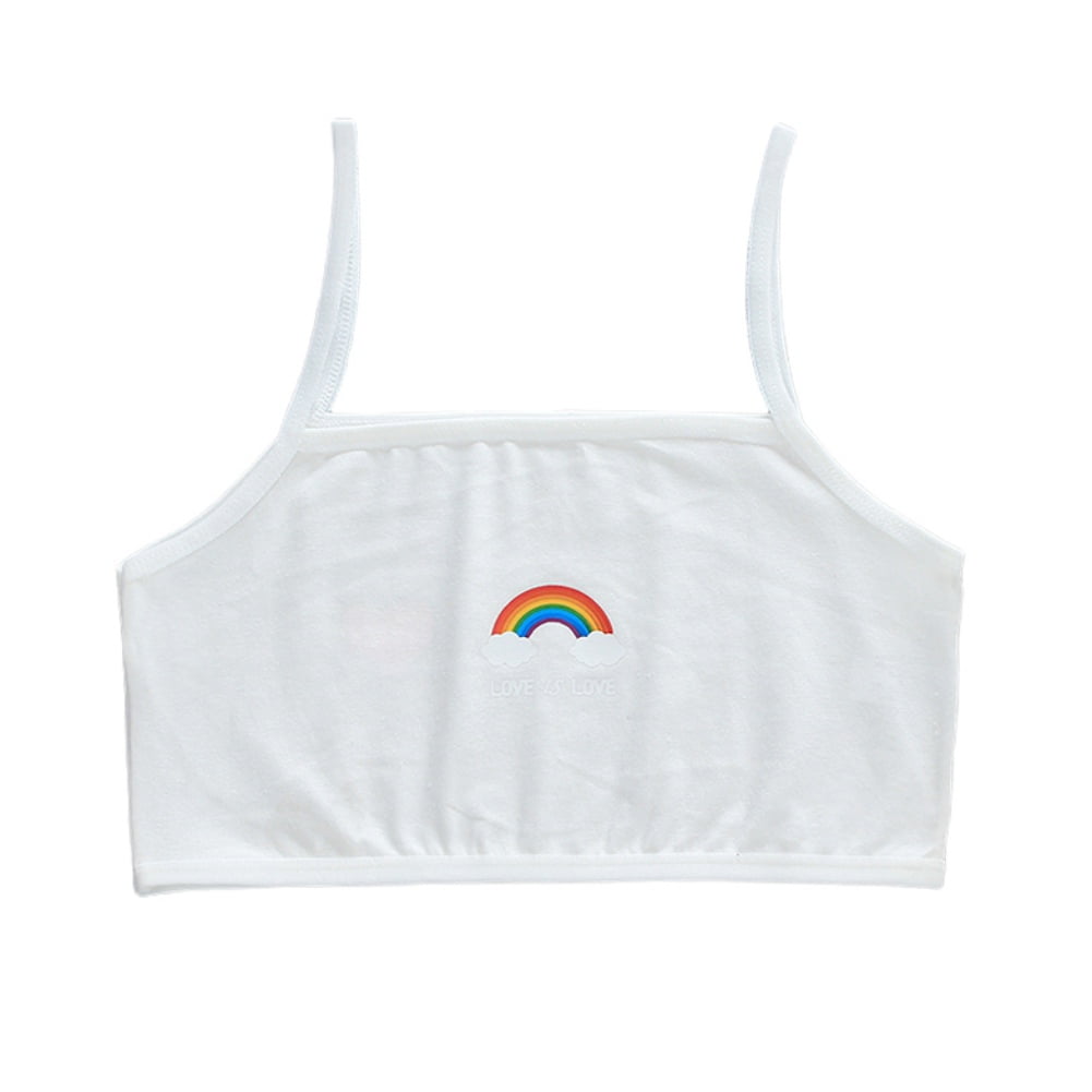 Puberty Girls Big Girls Cotton Development Bra Cami Training Bra ...