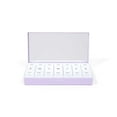 PORT X POLISH Weekly Pill Organizer AM/PM 2X Daily, Modern 7-Day ...