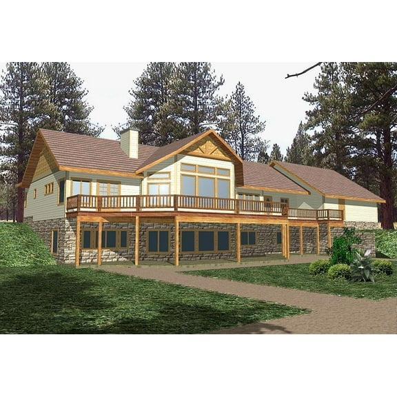 001-3792: Farmhouse Northwest 4 Bed, 4 Bath Luxury Home Plan, 4167 Sq ...