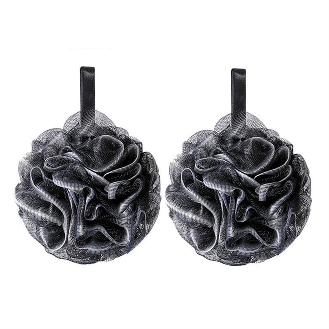 Happon 2 Pack Large Shower Loofah Sponge, Mesh Bulk Pouf Sponge Bath ...