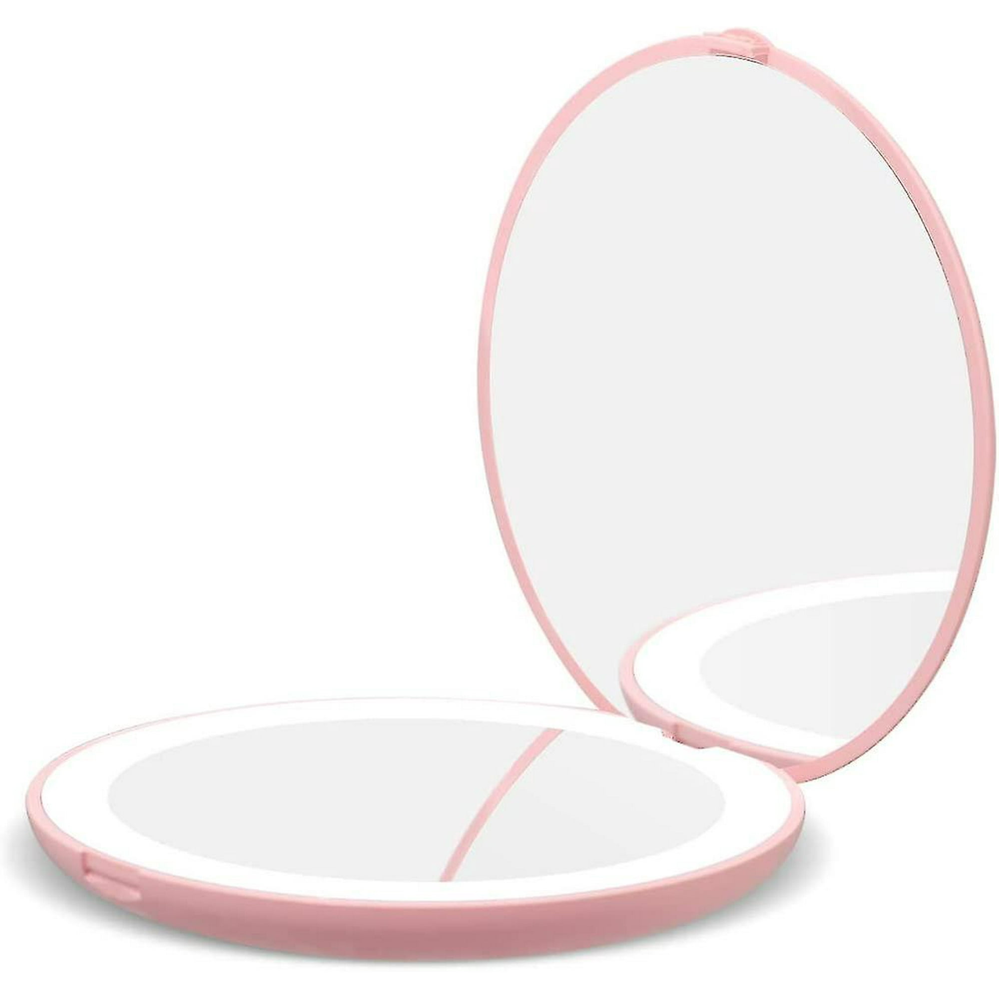 Click here for Geecy Lighted Compact Mirror With Magnification prices