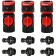 FEFEDFAA-93218 Premium Garden Hose Quick Connect Kit | 9-Piece / 3-Pair ...