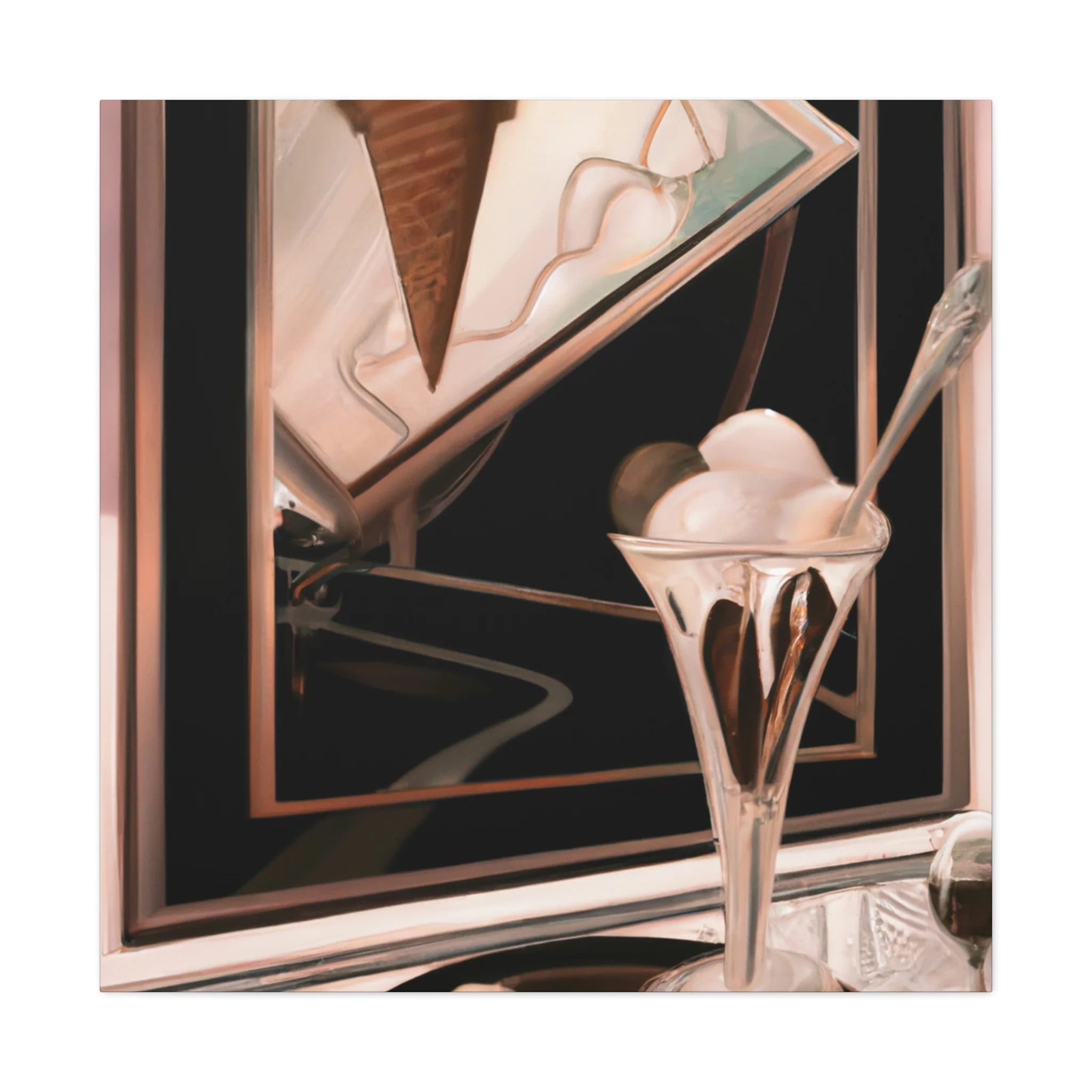 Ice Cream Delight Deco. - Canvas - Walmart.com