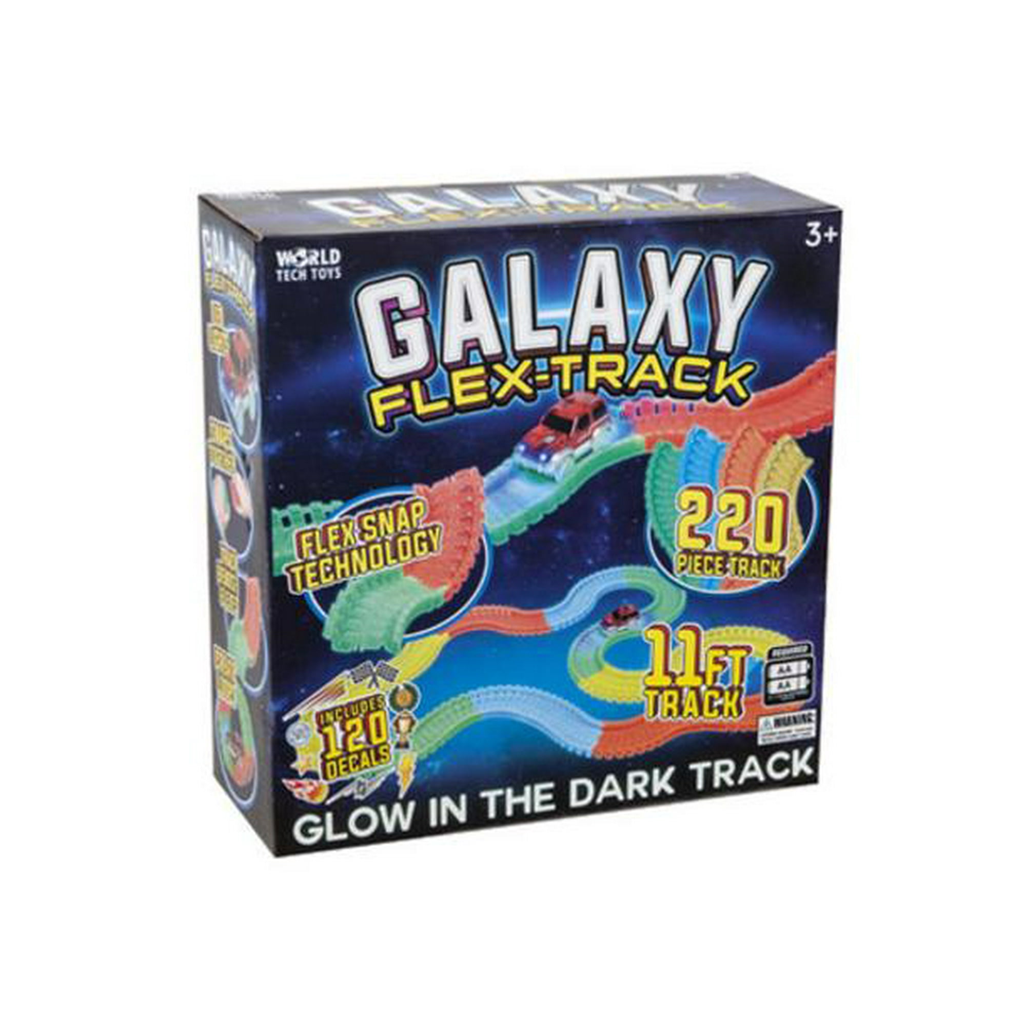 Click here for World Tech Toys Galaxy Flex-Track 220 Piece Glow-I... prices