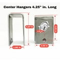 Tandem Trailer Axle Hanger Kit for Double Eye Spring (5.2K) - Walmart.com