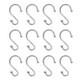 Better Homes And Gardens Chrome S Shaped Rustproof Shower Curtain Hooks