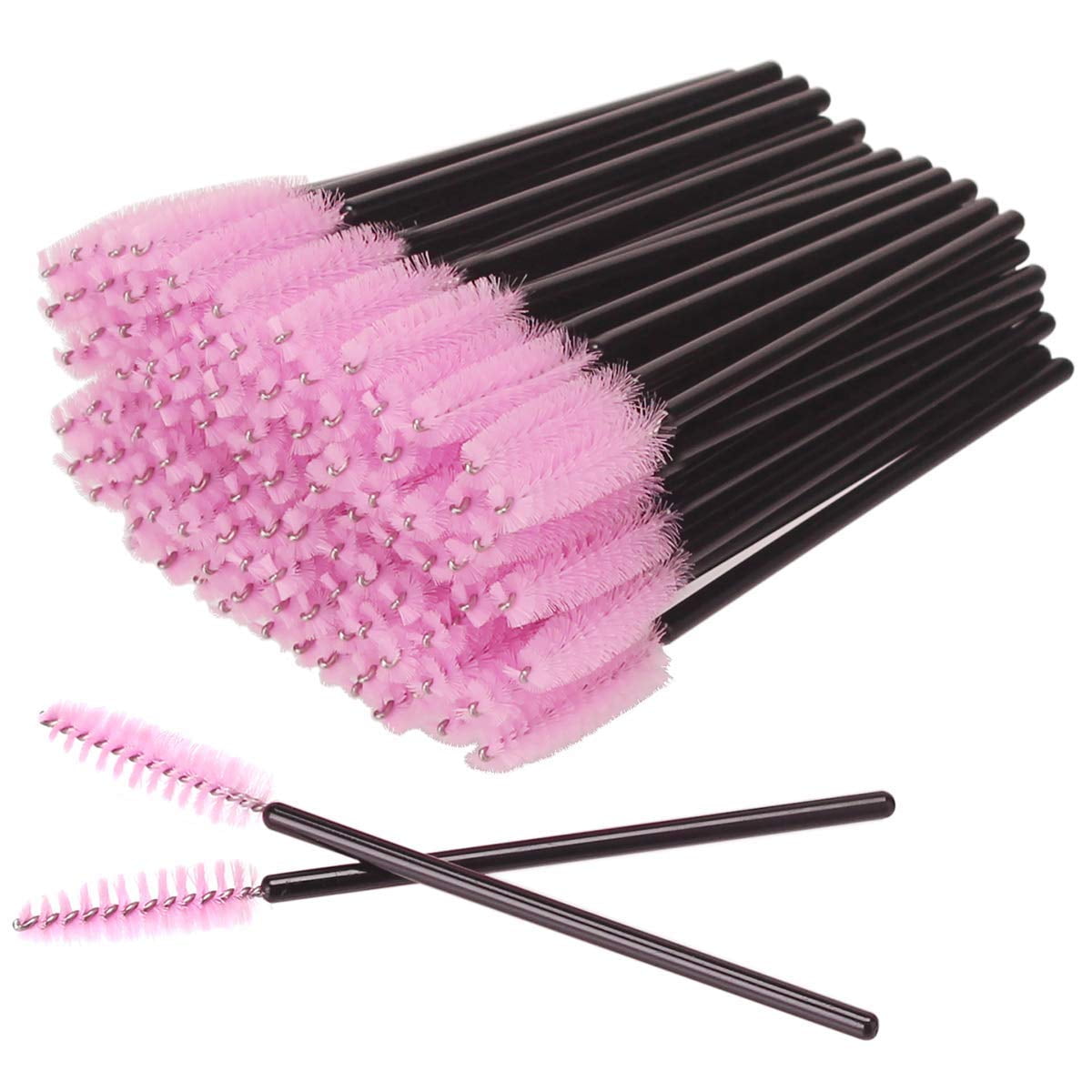 100 PCS Disposable Eyelash Brushes Mascara Wands Eye Lash Eyebrow ...