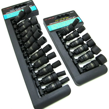 GearWrench 890040 39-Piece 1/4 in. and 3/8 in. Drive SAE/Metric Vortex ...