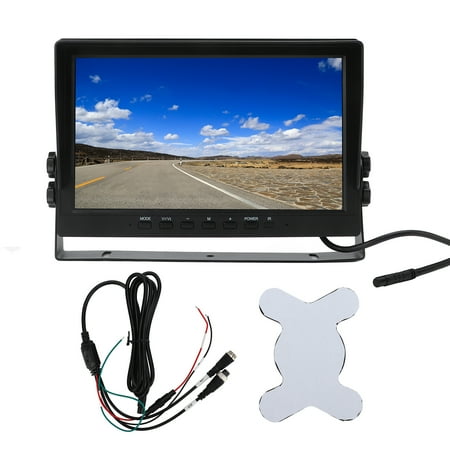 Backup Display, TFT LCD Reverse Monitor Rear View Assistant 1024x600 ...