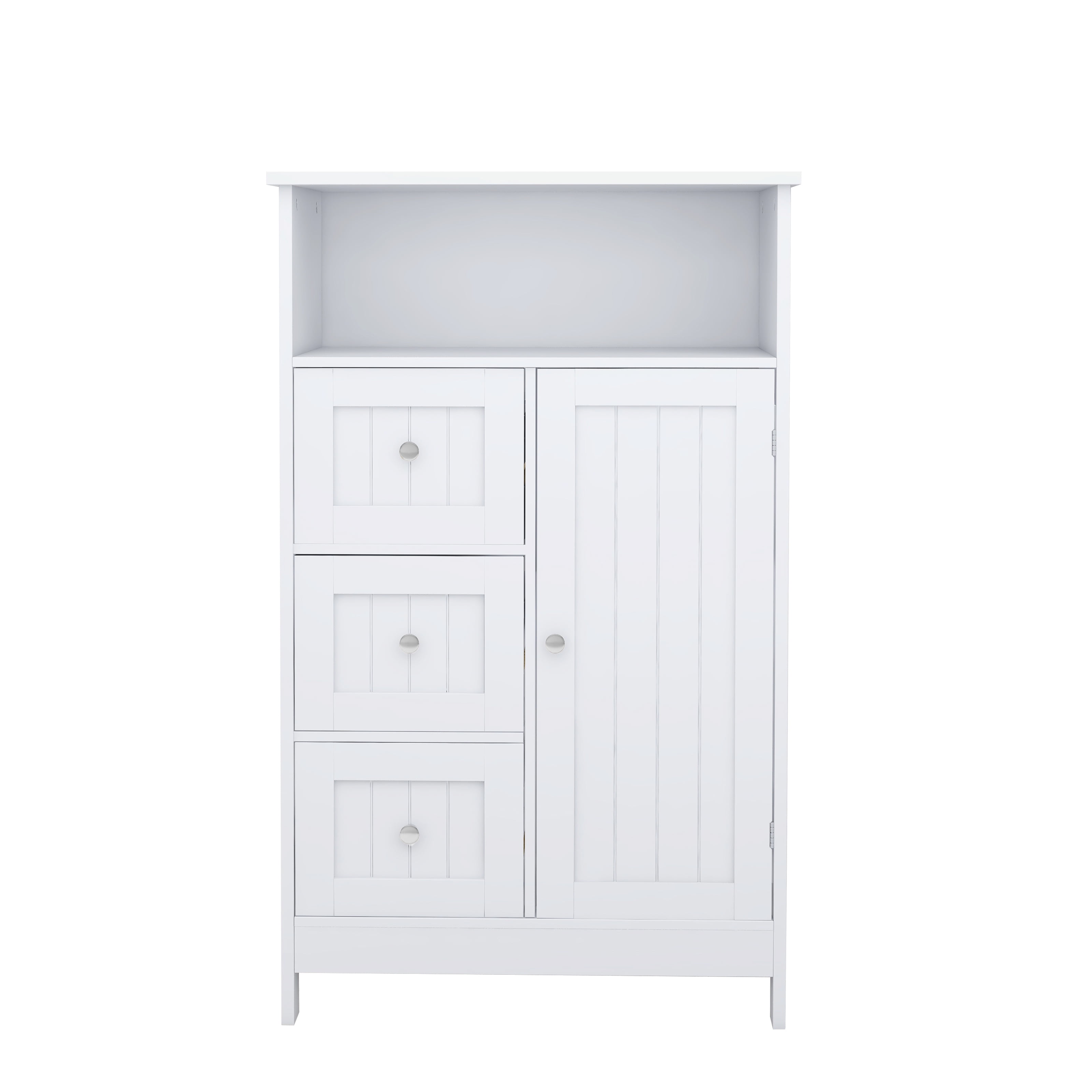 Bathroom Cabinet, Free Standing Storage Cabinet with 3 Drawers and 1 ...