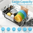 KK KINGRACK Extra Large Dish Drainer, 304 Stainless Steel Drying Rack ...