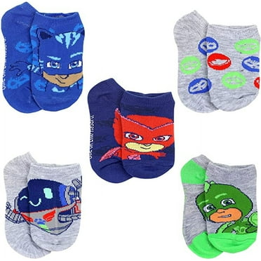 PJ Masks Kids Toddler Boys Girls 6 Pack Quarter Style Socks Set ...