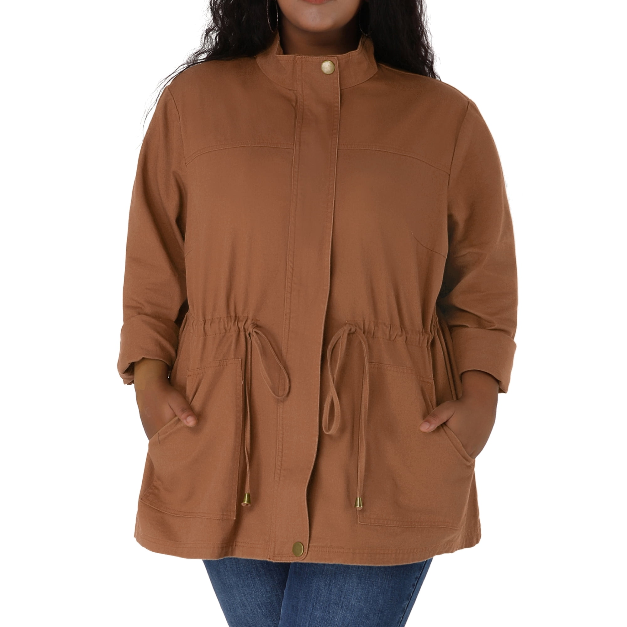 Click here for Grace & Grandeur Womens Plus Size Long Sleeve Draw... prices