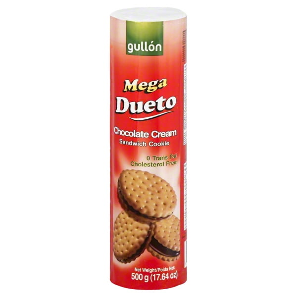 Gullon Mega Dueto Chocolate Cream Sandwich Cookies 17 64 Oz Walmart
