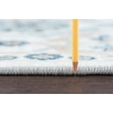 Transitional 9x12 Area Rug (9'3'' x 12'6'') Floral Cream, Gold Living ...