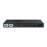 BZBGEAR 4x2 8K UHD HDMI 2.1 Matrix Switcher with Auto Downscaling/Audio De-embedder (8K60/4K120 ...