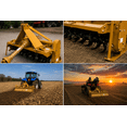 "Sigma High Quality 3 Point Hitch Rotary Tiller 6' FT 72"" with Powered ...