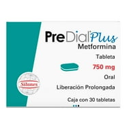 Metformina Predial Plus 850 mg 60 tabletas de liberación prolongada ...
