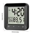 Bathroom Timer Clock Shower Clock,Waterproof for Water Sprays Bathroom ...