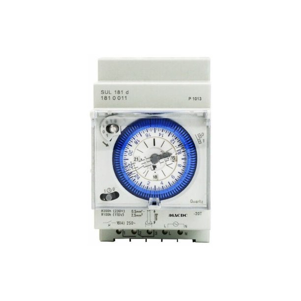 3 pieces Analog timer with synchronous motor and daily program, timer, 48VAC/DC - Walmart.ca