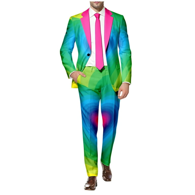Rainbow Wedding Tuxedos For Men