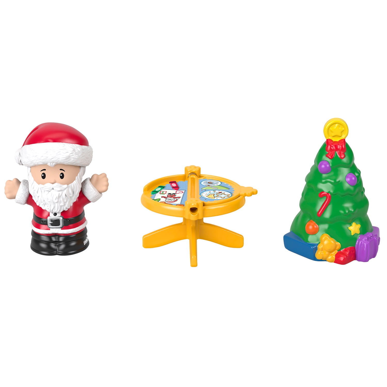 Fisher-Price Little People Figure and Accessoy Set, Santa & Christmas ...