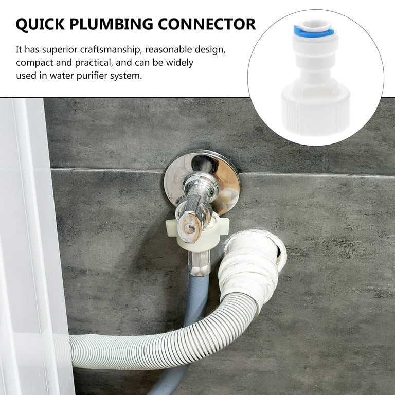 Washing Machine Hose Watflow 1FT Y Mixer Hose - 304 Stainless Steel Hot ...