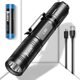 Rayovac Metal Rechargeable LED Flashlight with USB Charging Cable, 300 ...