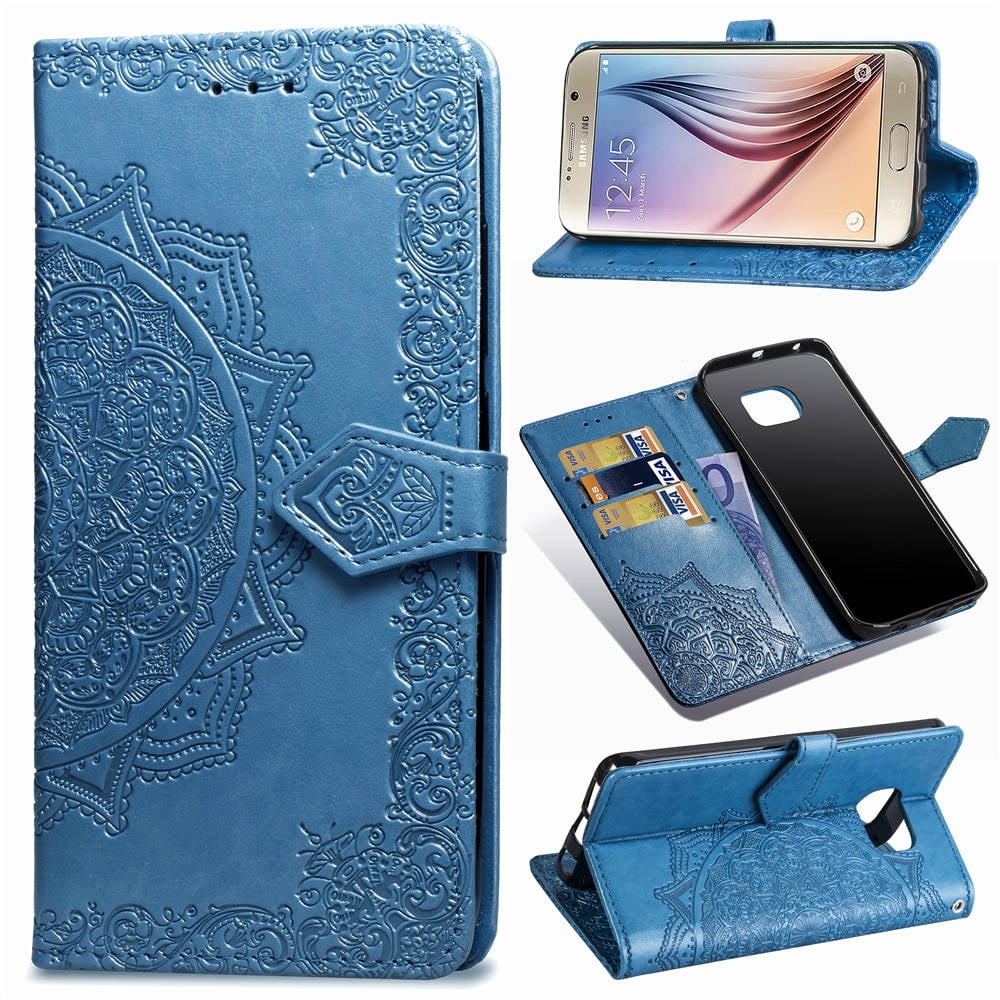 Galaxy S6 Wallet Cases and Covers, Allytech Slim Premium PU Flip Stand ...