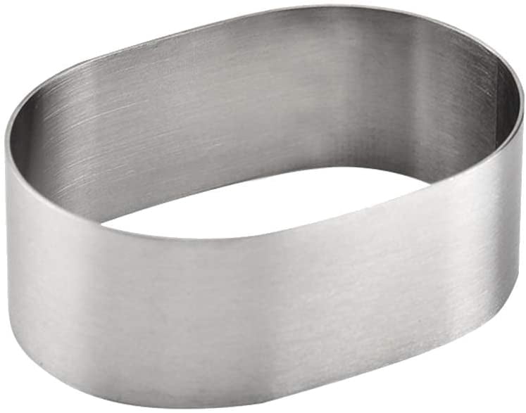 Round Cookie Biscuit Cutter Oval Pastry Cutters Stainless Steel Ring ...