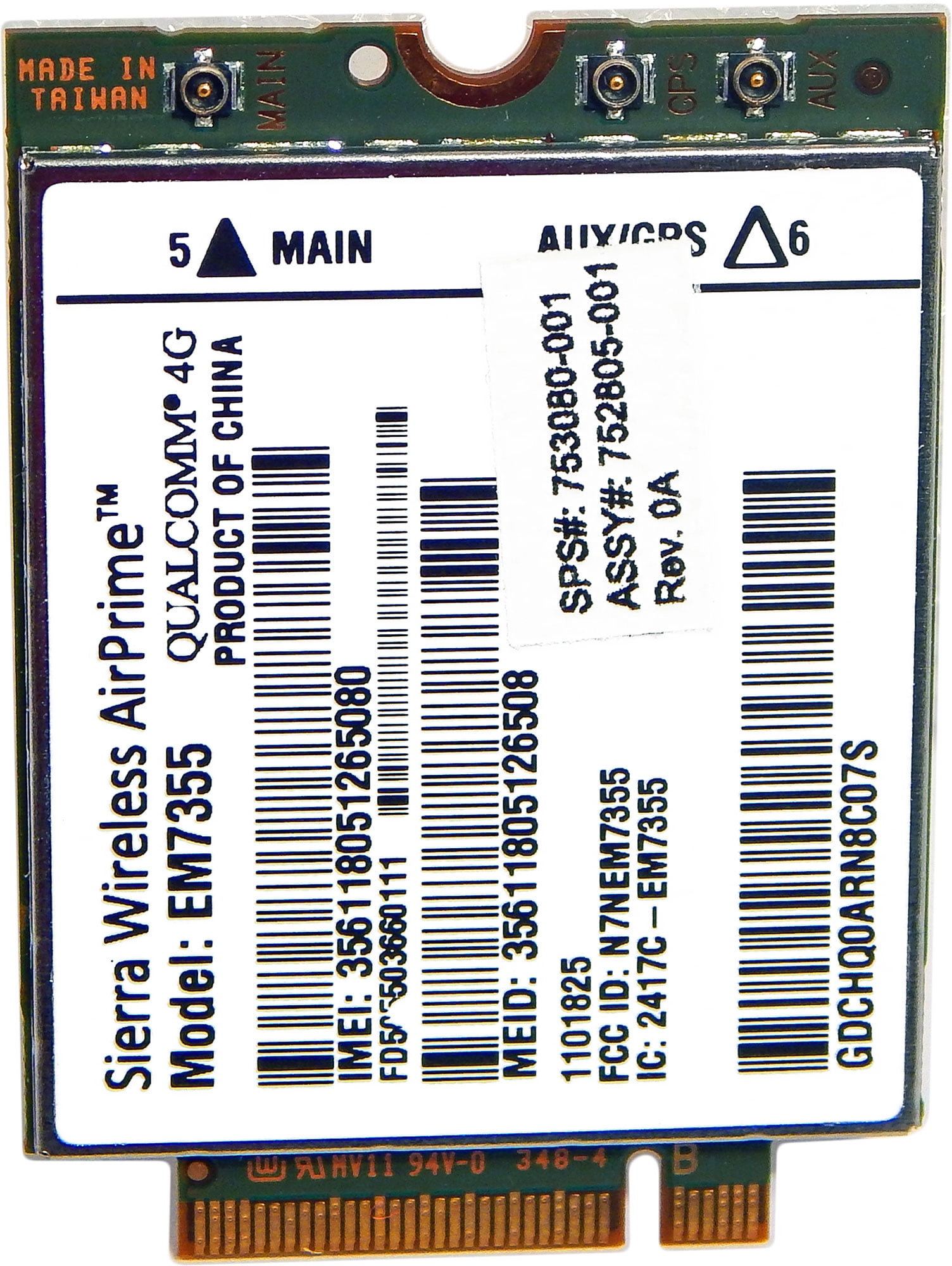 HP Sierra Wireless EM7355 Qualcomm 4G WWAN 753080-001 - Walmart.com