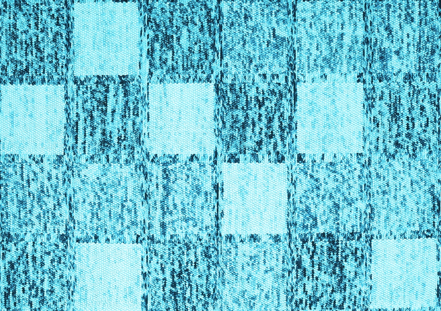 Ahgly Company Indoor Rectangle Checkered Light Blue Modern Area Rugs, 8 ...