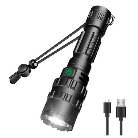 SHENMO 1 piece LED L2 strong light flashlight 5-speed white aluminum ...