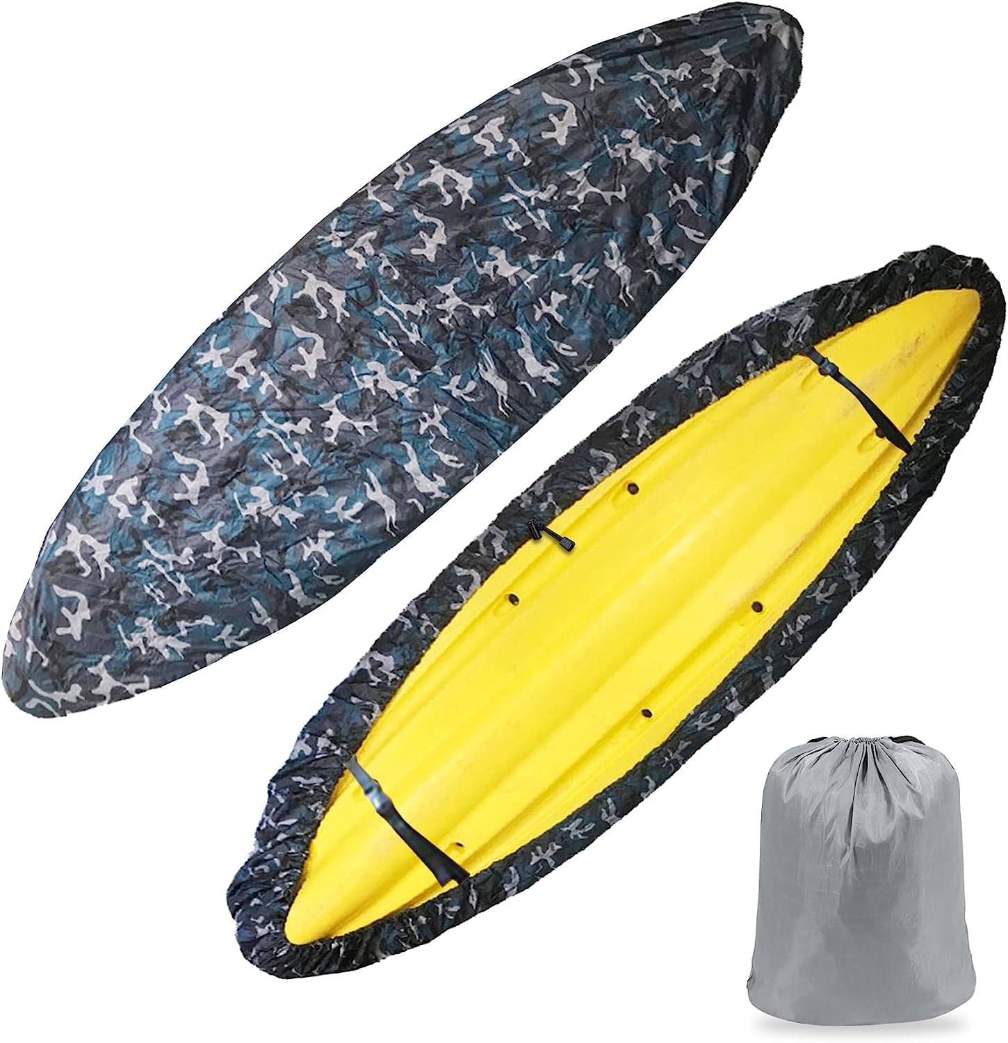 Lineslife Kayak Cover Waterproof Anti-UV & Dust Storage Cover, Outdoor ...