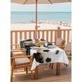 60x102 Inch Outdoor Tablecloth with Umbrella Hole Zipper Rectangle ...