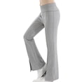 Chiccall Girls Bell Bottom Pants Split Ankle Kick Summer Trendy Elastic ...