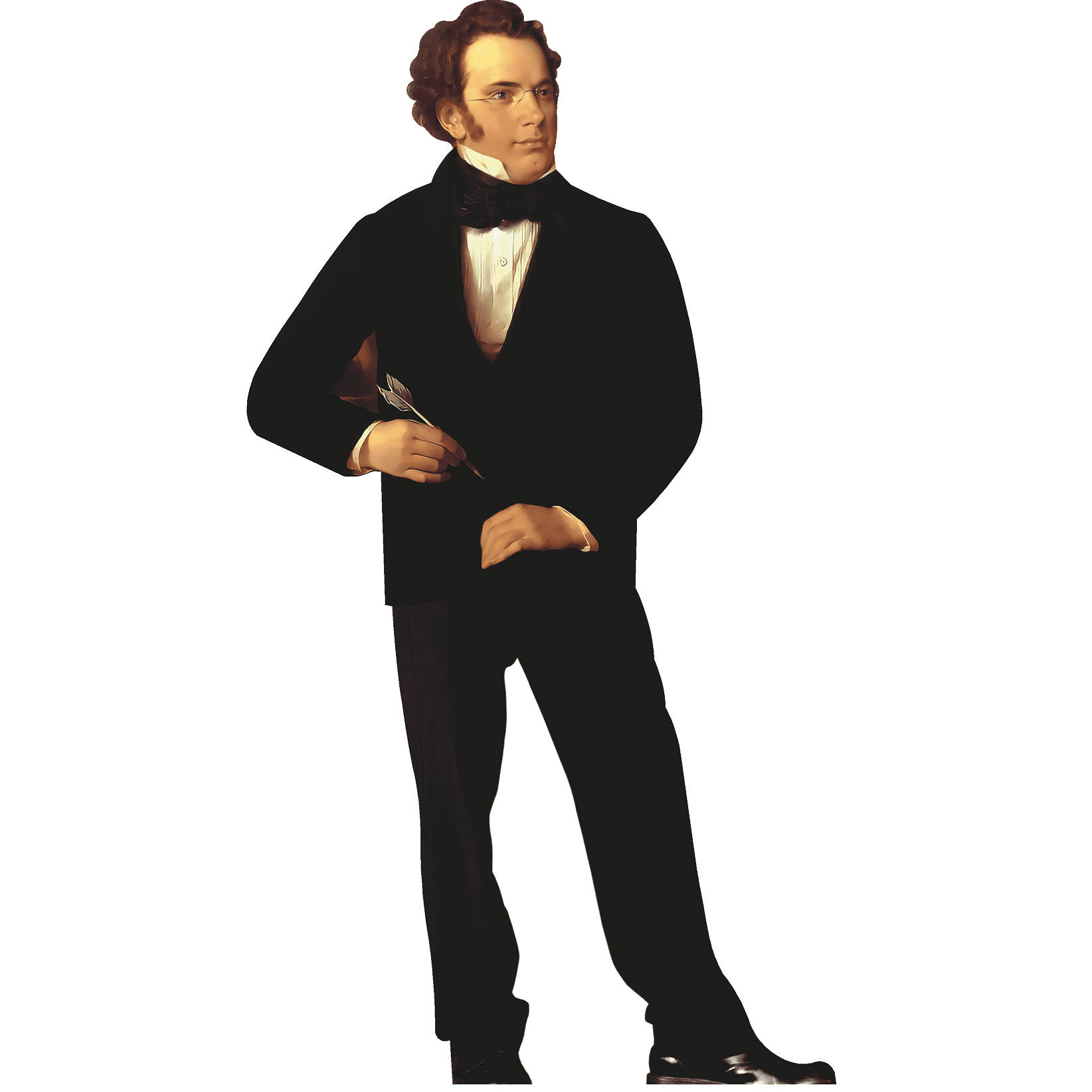 H79515 Franz Schubert Composer Cardboard Cutout Standee Standup ...