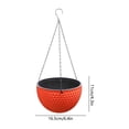 Honeycomb Hanging Planter Basket with Drainage Hole & Removable Plug ...