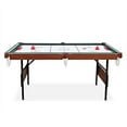 RACK Crux 55 in Folding Billiard/Pool Table (Green 3-in-1 Multi Game ...