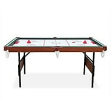 RACK Crux 55 in Folding Billiard/Pool Table (Green 3-in-1 Multi Game ...
