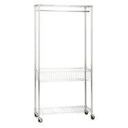 Tribesigns Free-standing Closet Organizer Garment Rack with 6 Storage ...