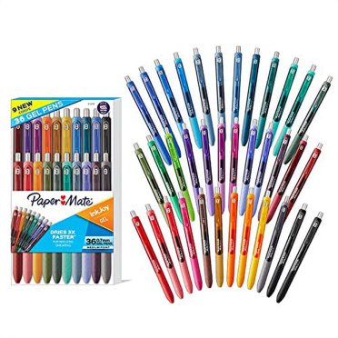 Paper Mate InkJoy Colorful Gel Pens, Medium Point (0.7 mm), Assorted ...