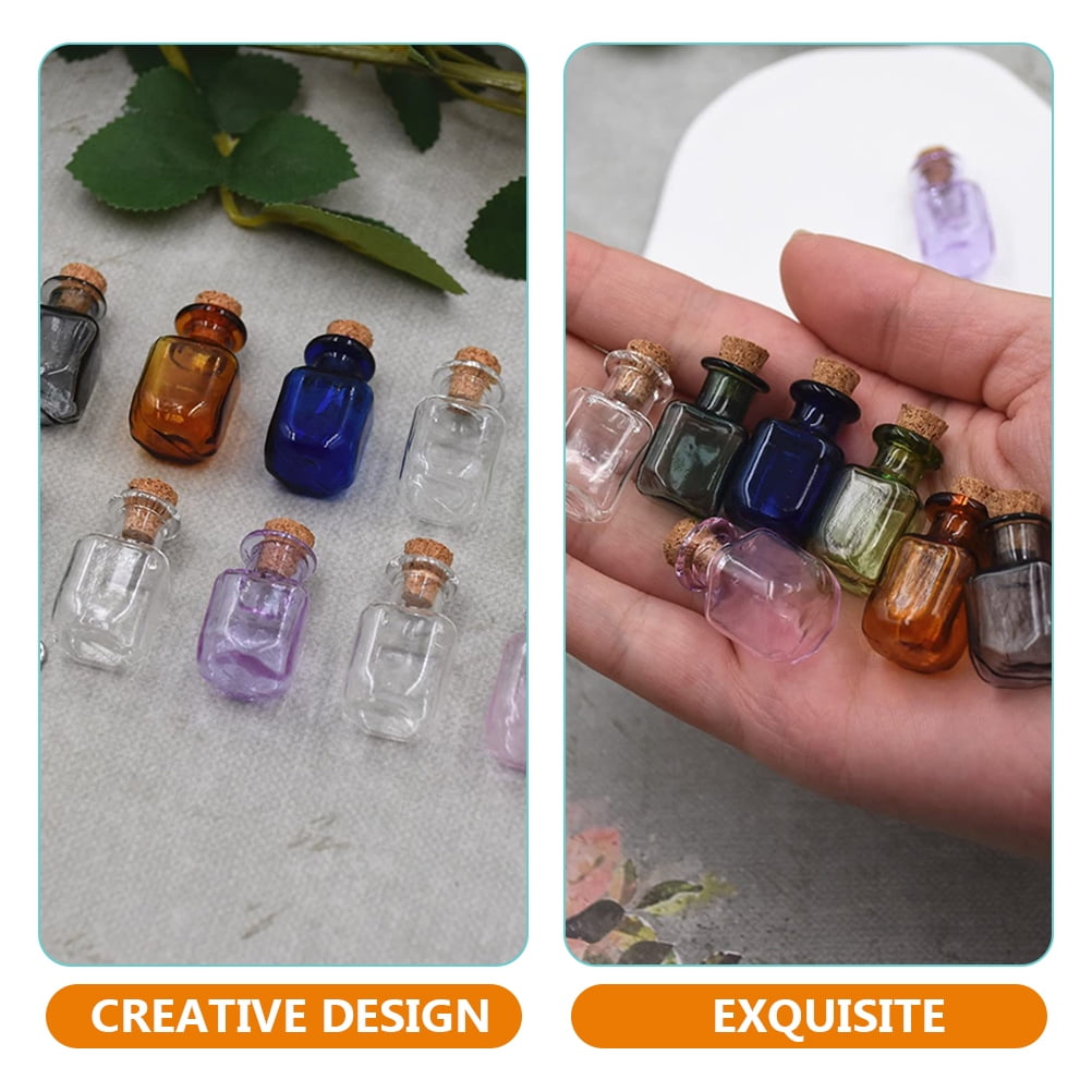 Small Colored Glass Bottles