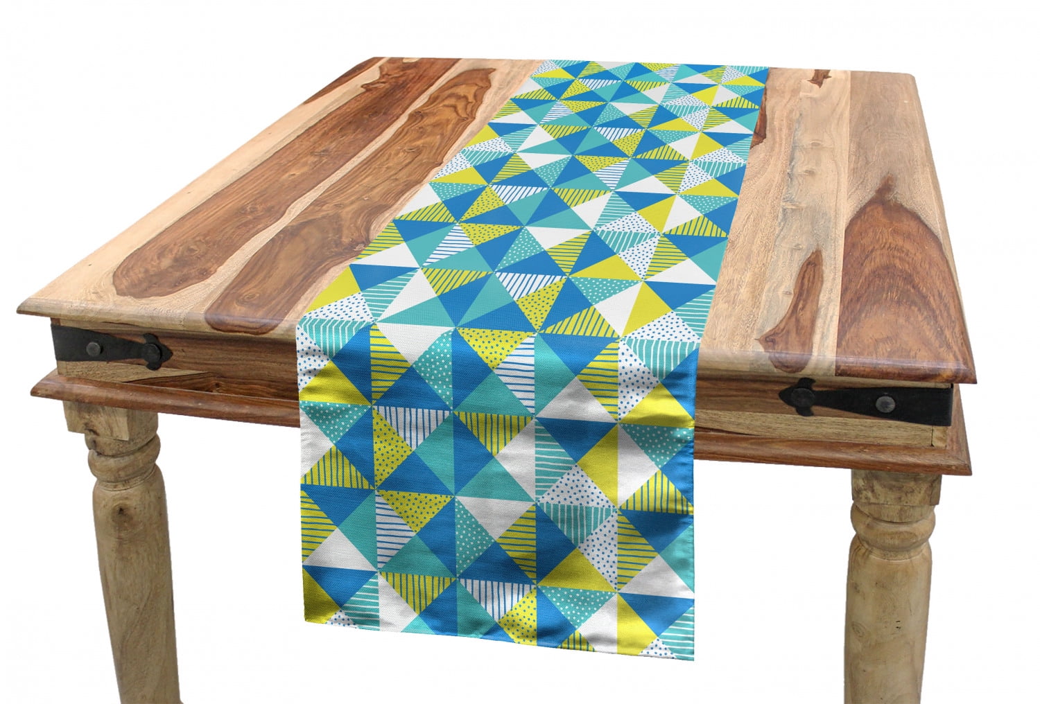 Geometric Table Runner, Abstract Interpretation of Square Inner Dots ...