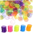 ULTNICE 300pcs Assorted Color Plastic Bingo Chips for Board Games Math ...