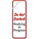 Do Not Disturb Studying in Progress Plastic Door Knob Hanger Sign ...