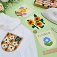4Pcs 4 Styles Polyester Thread on Patches Hot Melt Adhesive Costume ...