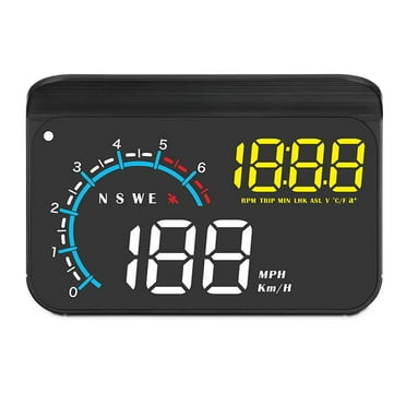Car HUD GPS Speedometer, Digital Speed Monitor, USB Plug & Play ...